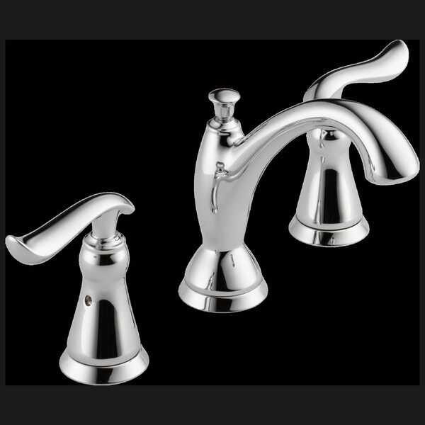 Delta Linden Two Handle Widespread Bathroom Faucet 3594-MPU-DST | Zoro